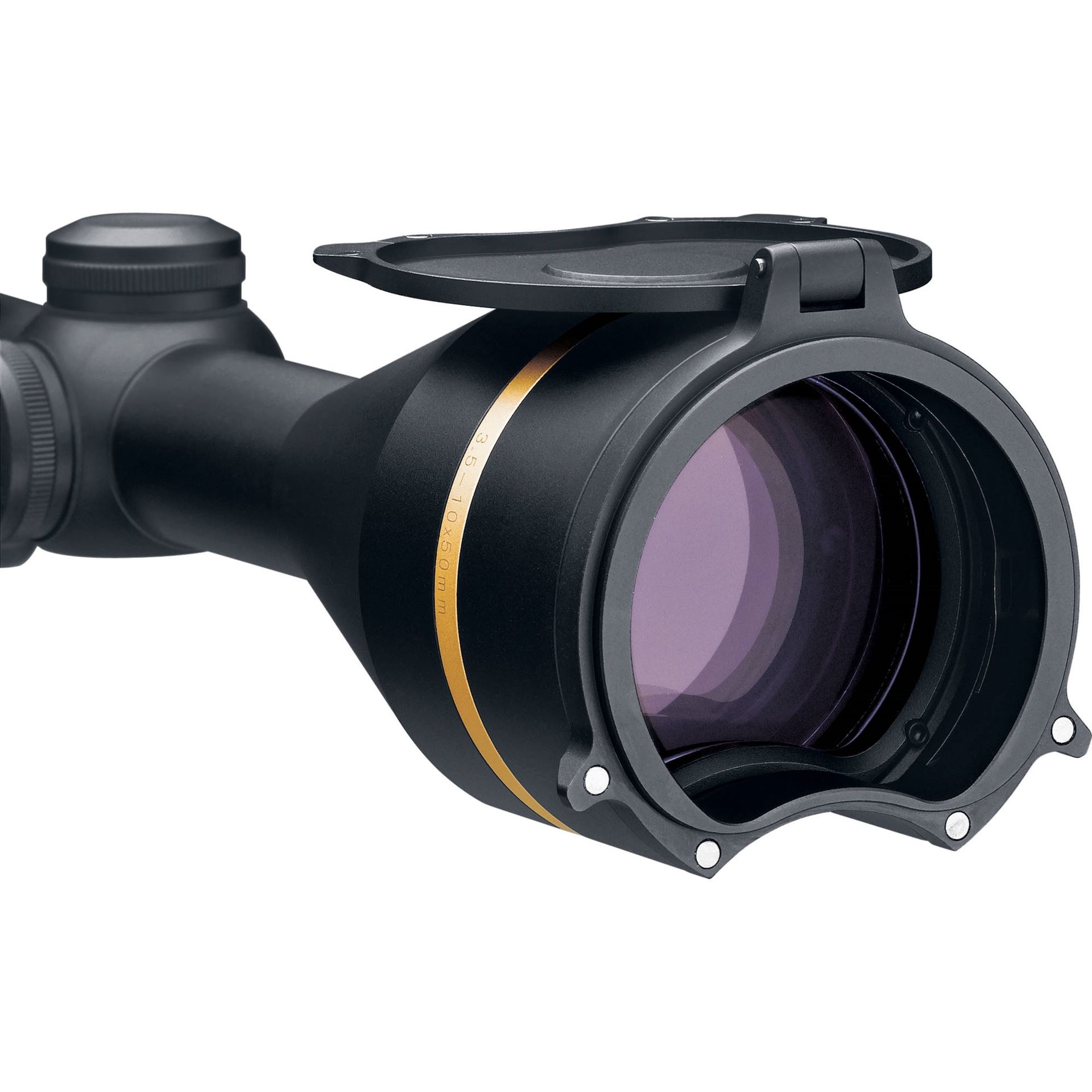 Leupold Alumina Vx L Flip Back Lens Cover Kit 50mm Objective And Standard Eyepiece Matte 