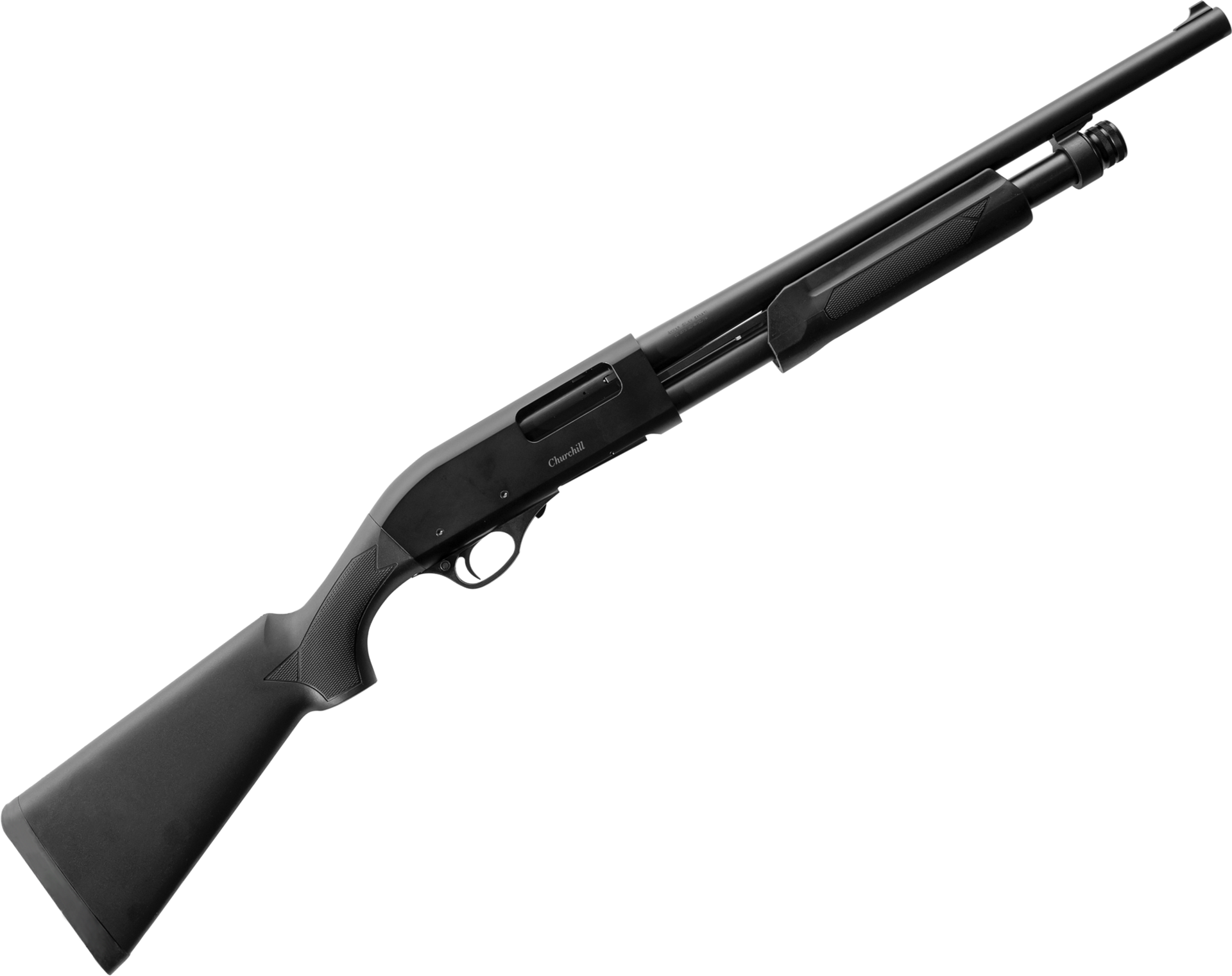 Akkar Churchill 612 Combo Pump Action Shotgun 12ga 3 28 Vent Rib Barrel And 185 Cylinder