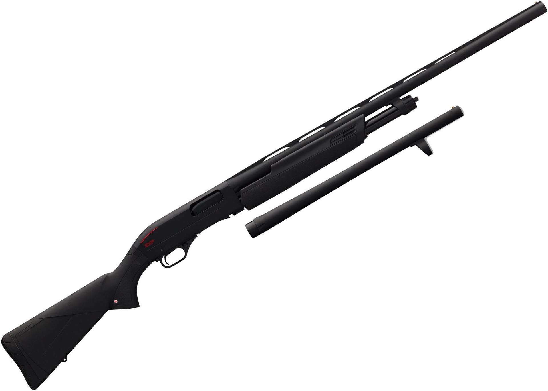 Winchester Sxp Campfield Combo Pump Action Shotgun 12ga 3 26 Vented Rib Chrome Plated